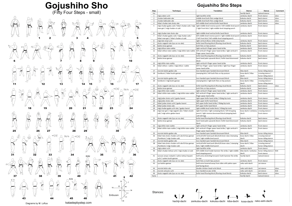 26. Gojushiho Sho – Karate Kata Step By Step